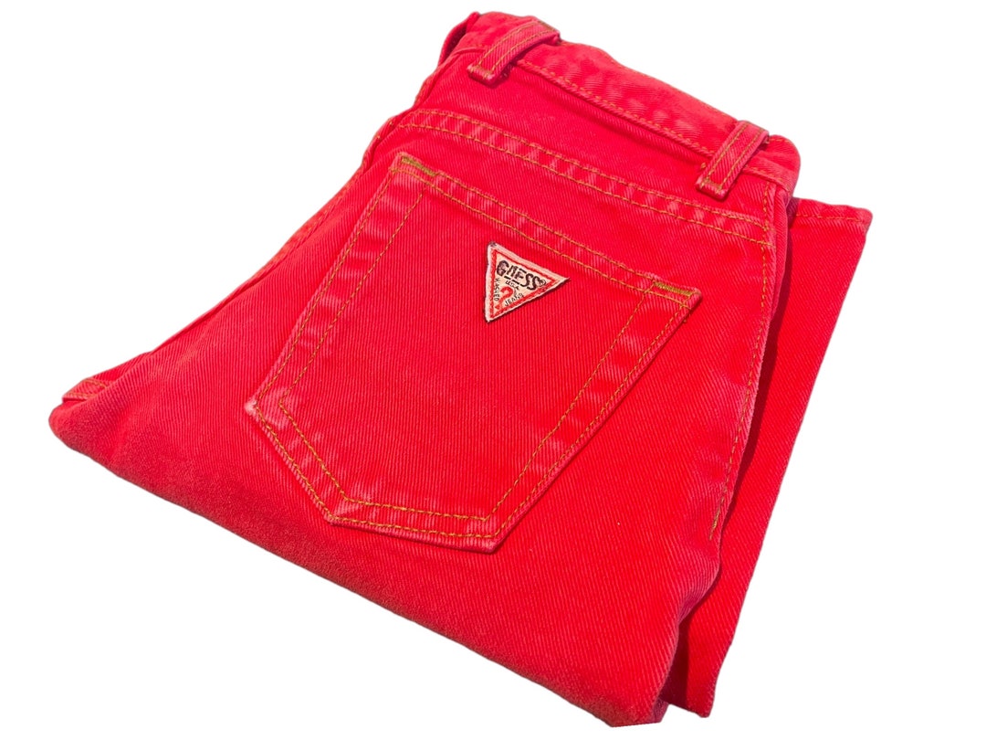Vintage RARE Guess Jeans | Red | Denim Size 10 | Georges Marciano ...