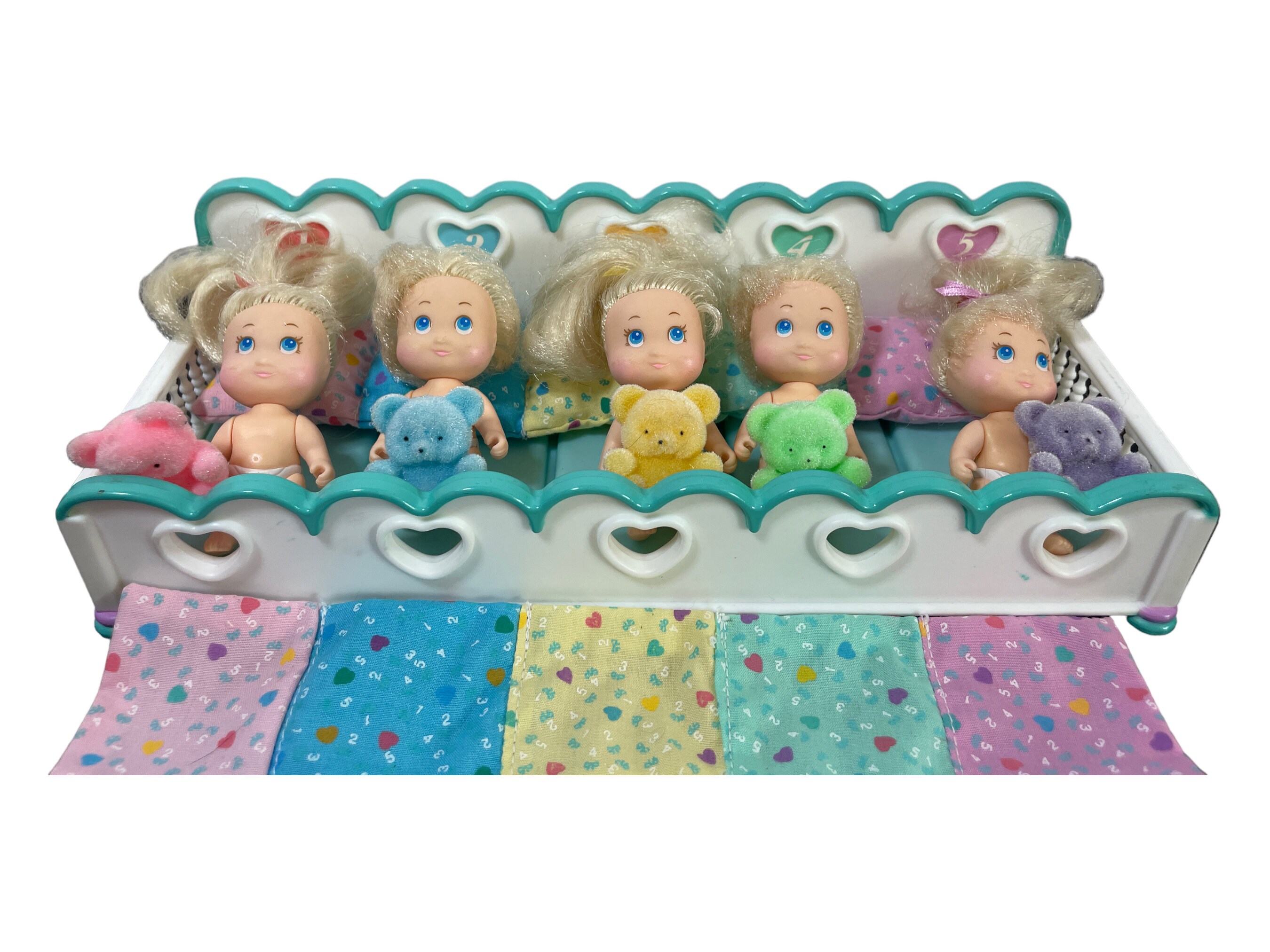 Vintage Quints Mini Dolls Tyco 1990s 5 Times the FUN 5 - Etsy