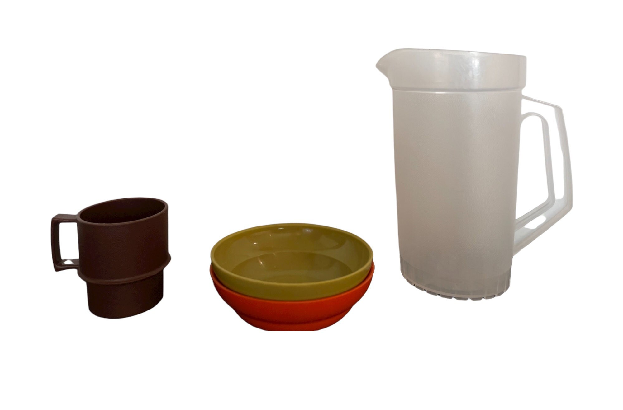 Vintage Tupperware Toys KIDS Plastic Dishes Mug Bowls Pitcher - Etsy
