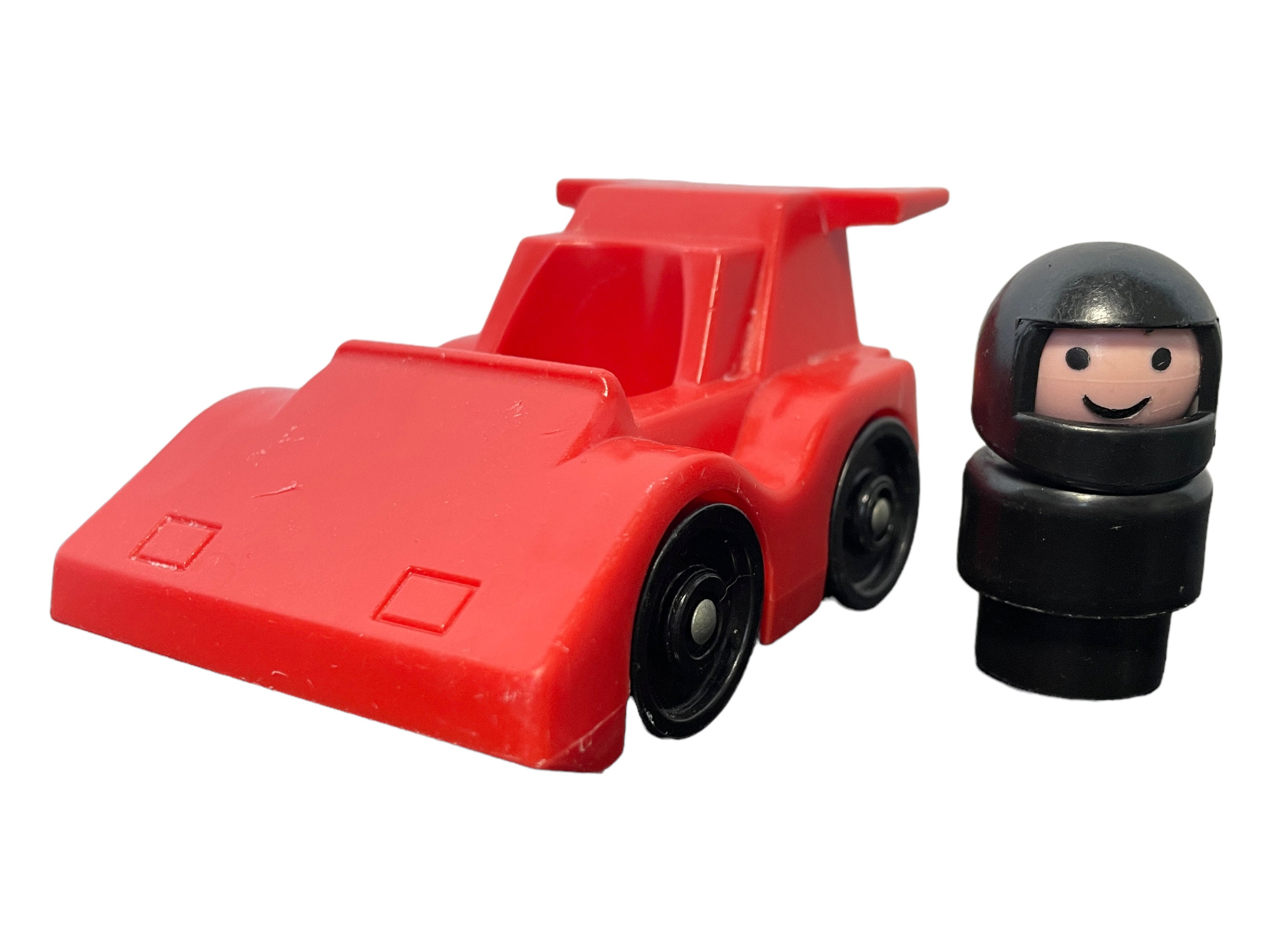 Vintage Fisher Price Little People | Race Car With Driver | 1985 | Indy ...