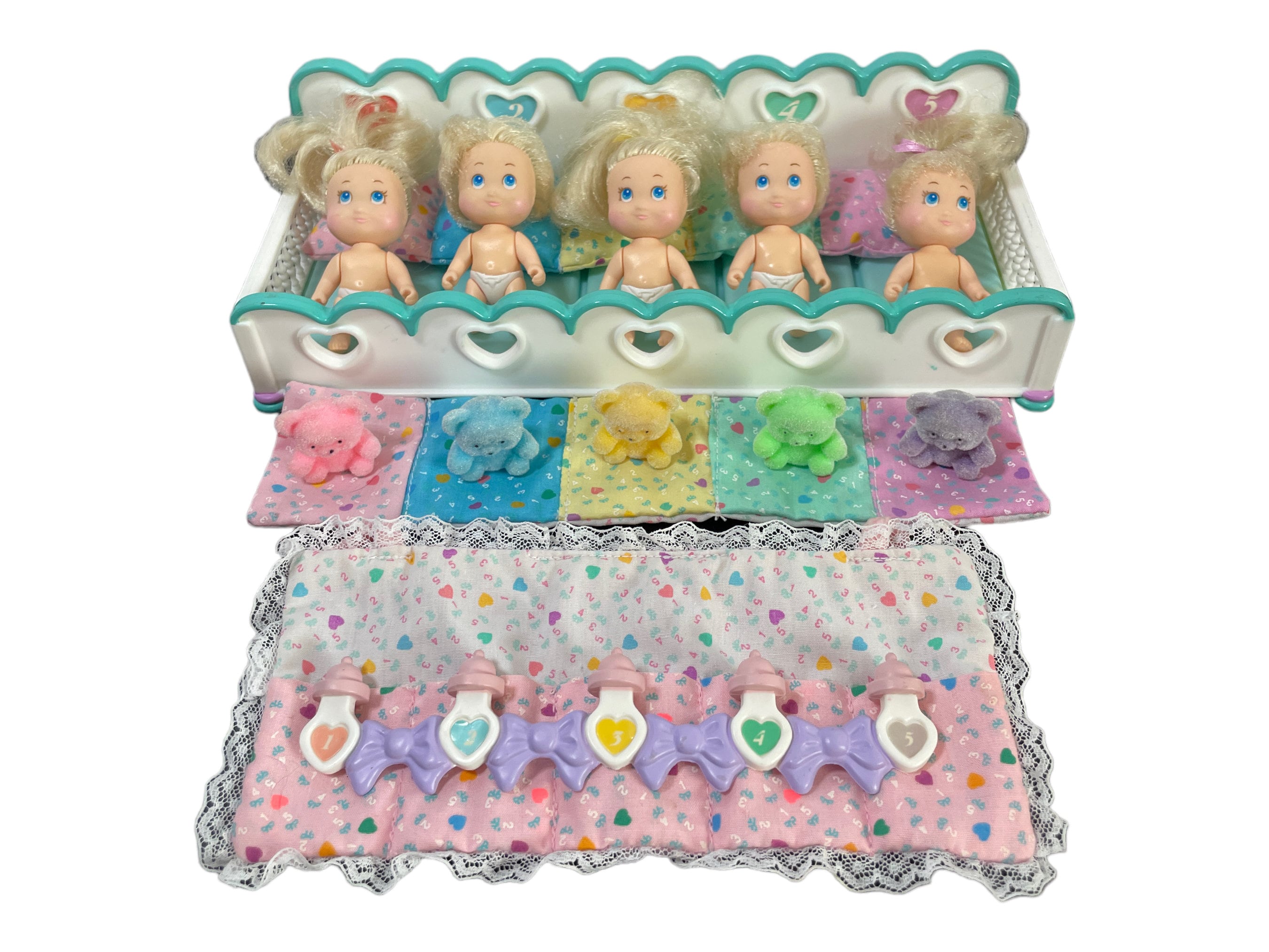 Vintage Quints Mini Dolls Tyco 1990s 5 Times the FUN 5 - Etsy