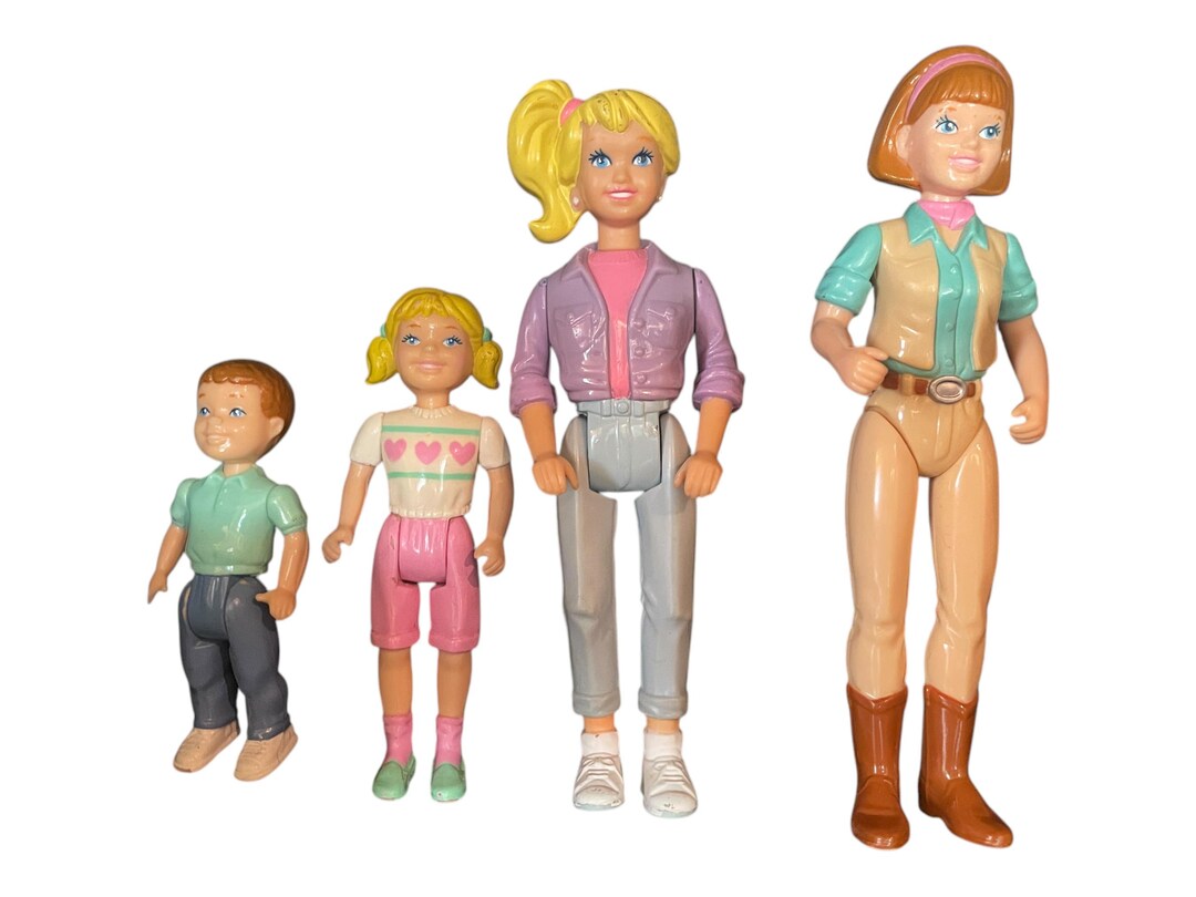 Vintage Playskool Doll House Characters | Boy and Girl | Sister ...