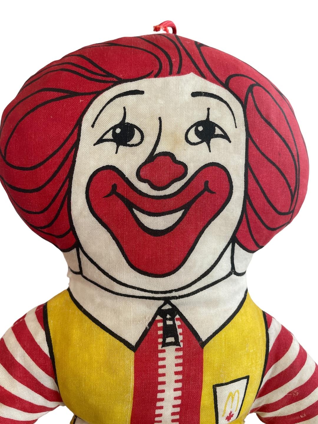 Vintage ORIGINAL Ronald Mcdonald Stuffed Mascot | 1970s | Cloth Doll - Etsy
