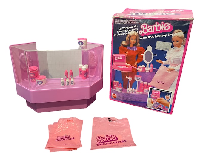 Vintage Barbie Doll Dream Store Makeup Department | With Original Box ...