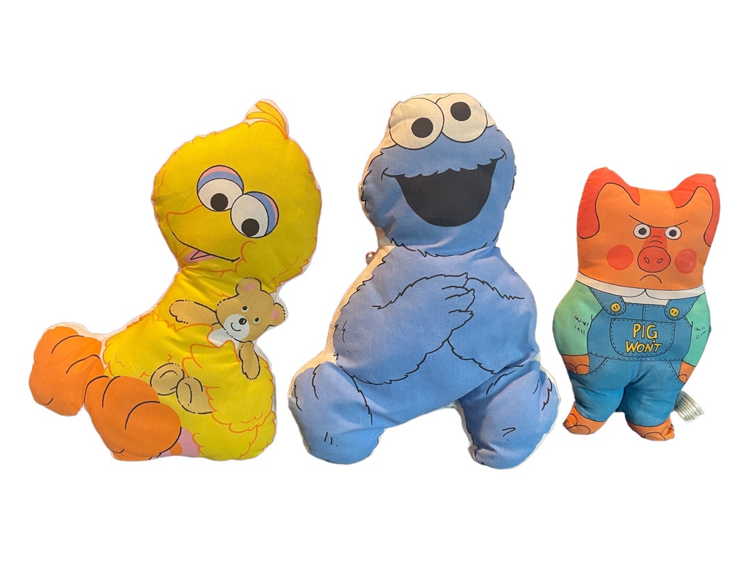 Rare Vintage SESAME STREET and RICHARD Scary Cloth Plush | - Etsy