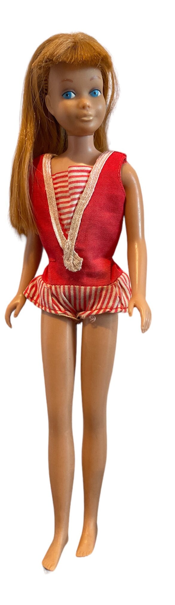 Vintage Skipper | 1964 Skipper Doll RED TITIAN Hair #950 | Straight Leg ...
