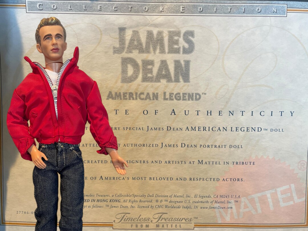 Vintage James Dean Collector Edition Doll | American Legend | Time Less ...