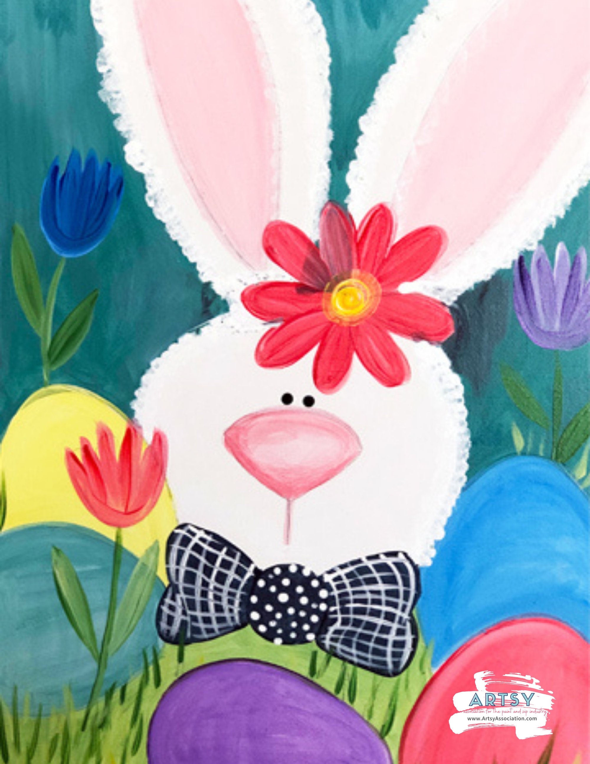 Easter Themed Paint Party | Paint Party for Kids | Birthday Paint Party ...