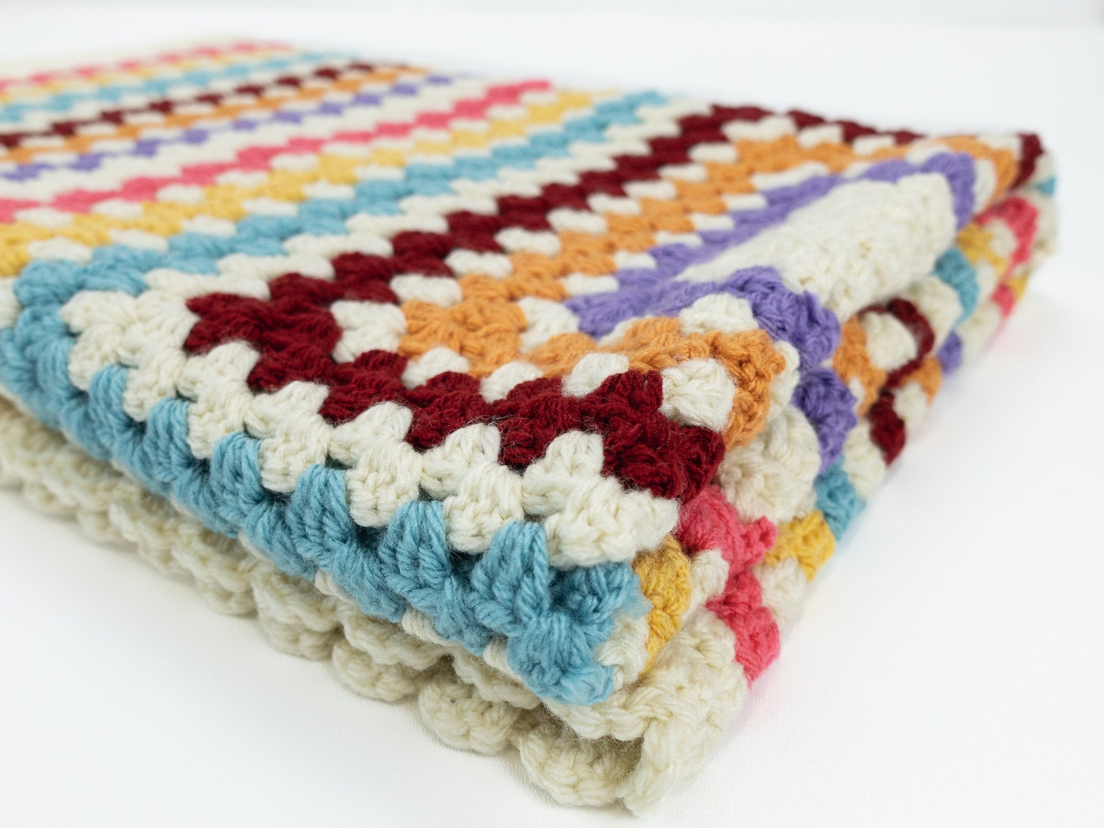 The OG Infinity Granny Square Crochet Blanket - Etsy