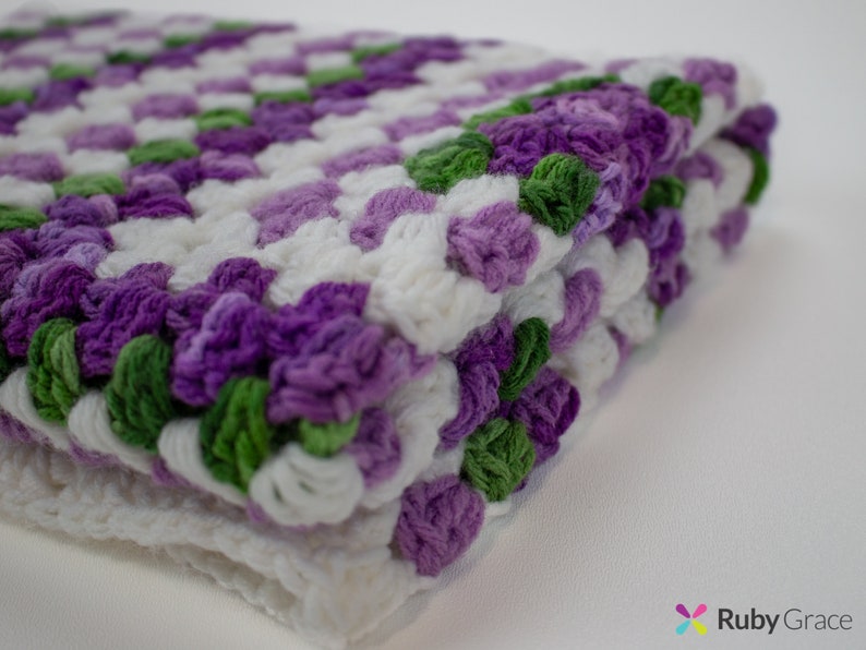 Faye’s Infinity Granny Square Crochet Blanket - Etsy