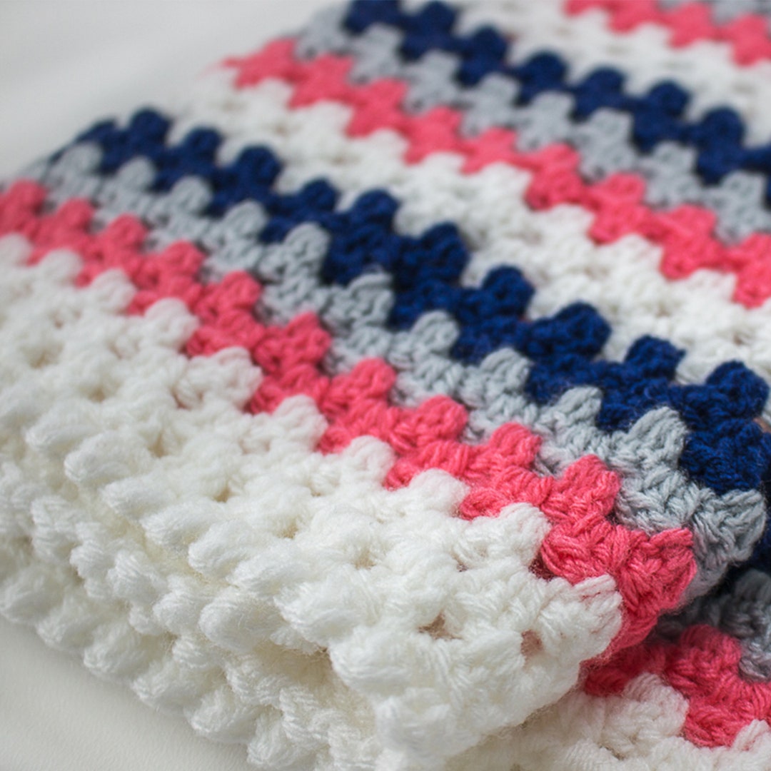 Modern Preppy Infinity Granny Square - Etsy