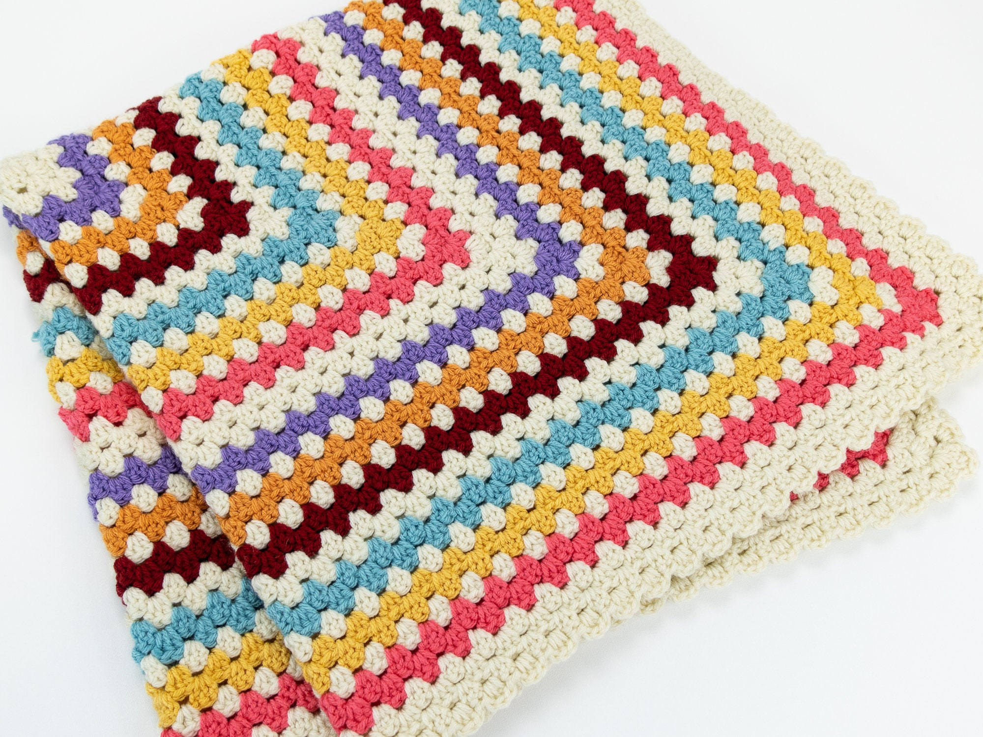 The OG Infinity Granny Square Crochet Blanket - Etsy