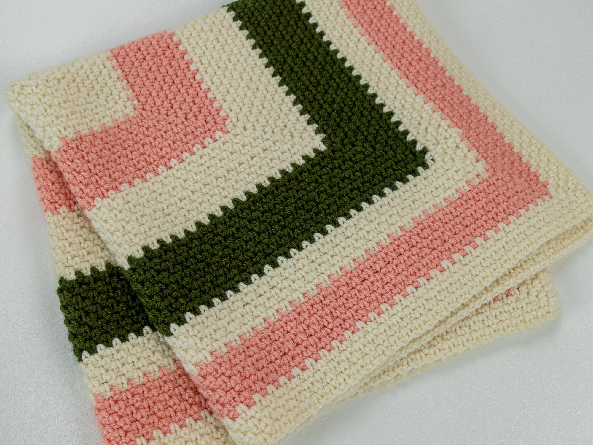 Boho Baby! Infinity Moss Square Crochet Blanket - Etsy