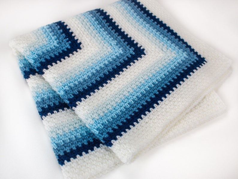 Winter Solstice Infinity Moss Square Crochet Blanket - Etsy Canada