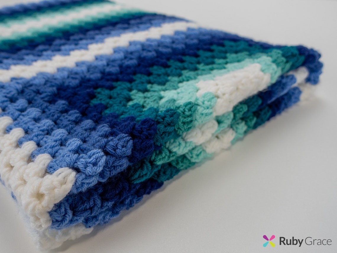 Hopes Infinity Granny Square Crochet Blanket - Etsy