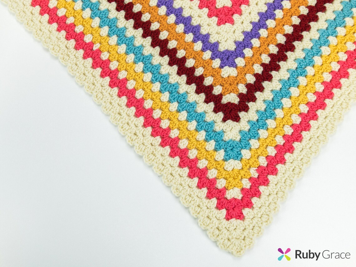 The OG Infinity Granny Square Crochet Blanket - Etsy