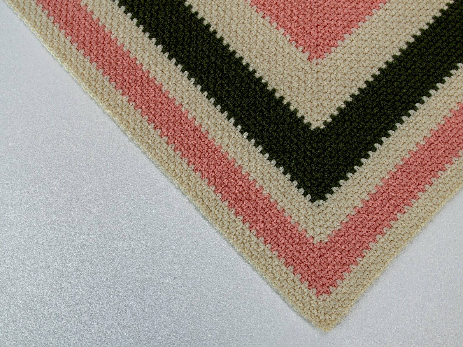 Boho Baby! Infinity Moss Square Crochet Blanket - Etsy