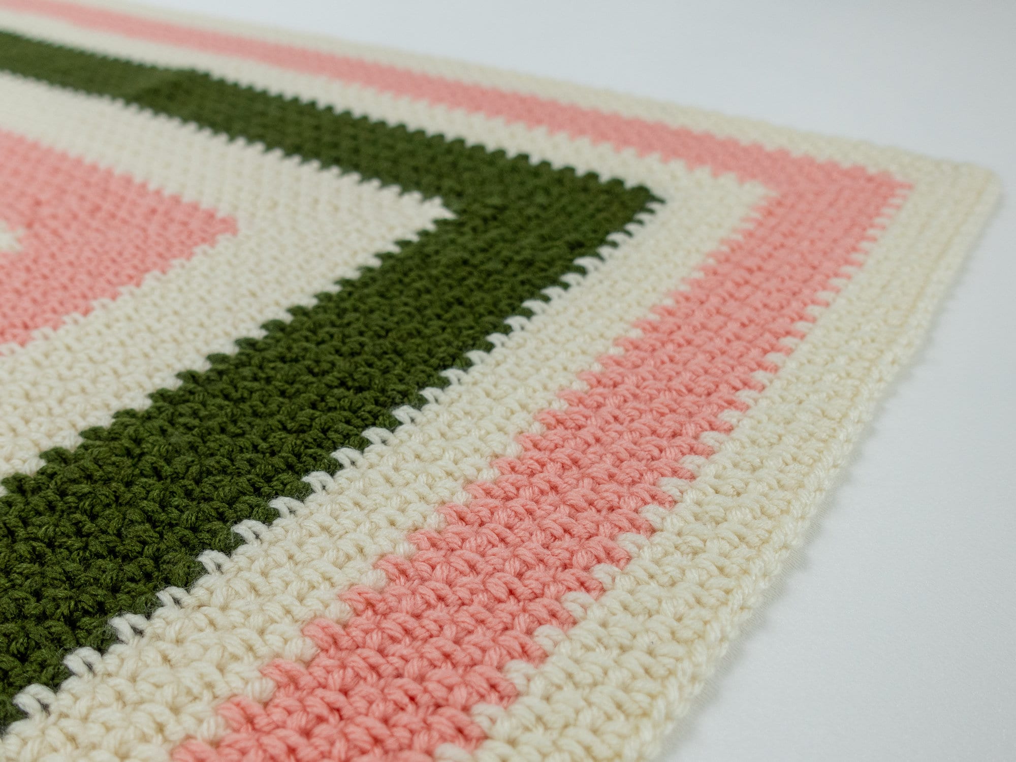 Boho Baby! Infinity Moss Square Crochet Blanket - Etsy
