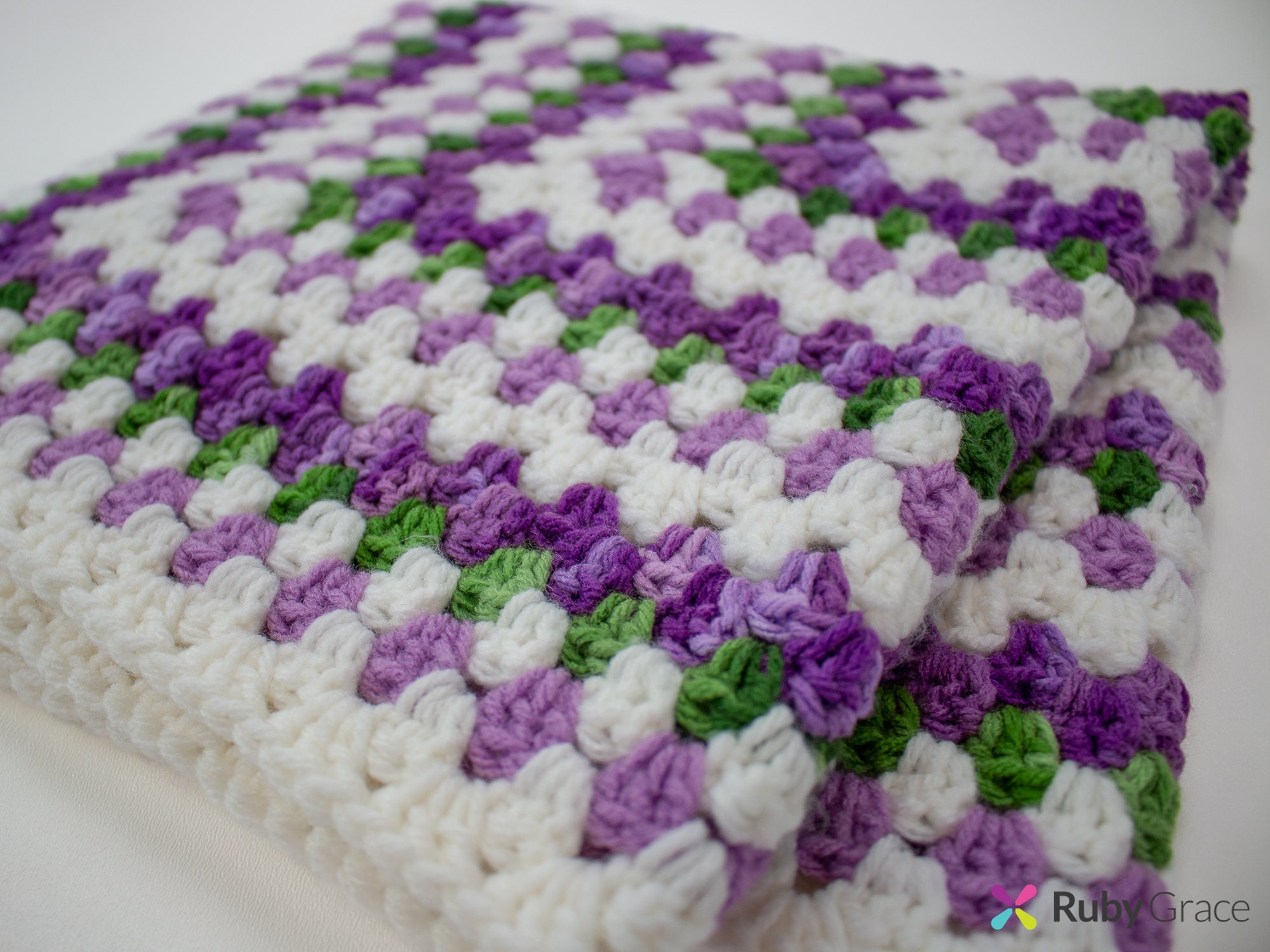 Faye’s Infinity Granny Square Crochet Blanket - Etsy