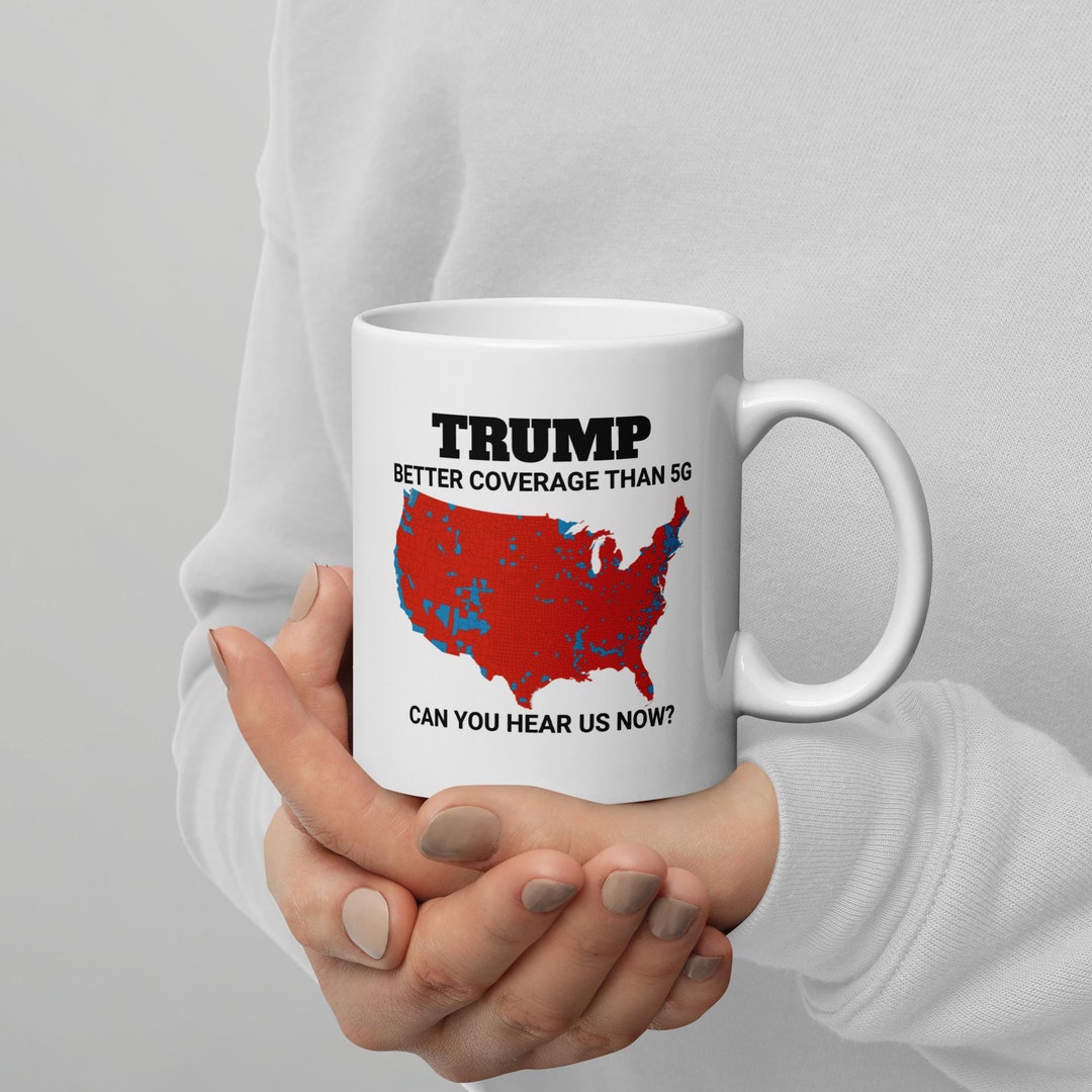 USA Election Results Map Mug, Patriotic Gift, Political Map Mug, USA ...