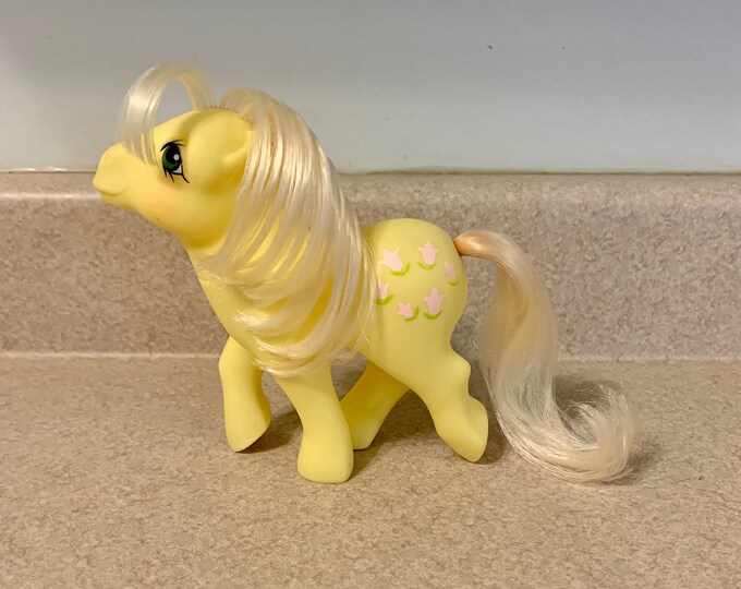 Vintage My Little Pony G1 Posey Yellow Tulip MLP Nostalgia Toys - Etsy