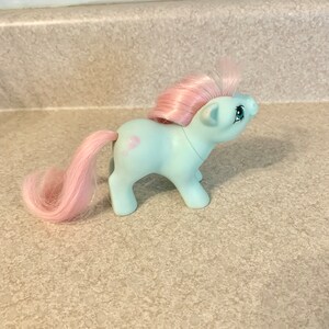 Vintage My Little Pony MLP Baby Cuddles Mint Pink G1 Hasbro Freckles - Etsy