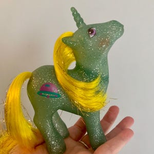 Vintage My Little Pony Unicorn G1 Sparkle Ponies Star Hopper MLP ...