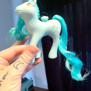 Vintage My Little Pony Flutter Ponies G1 Peach Blossom MLP No Wings ...