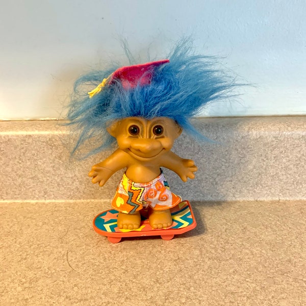 Blue Hair Troll Doll - Etsy