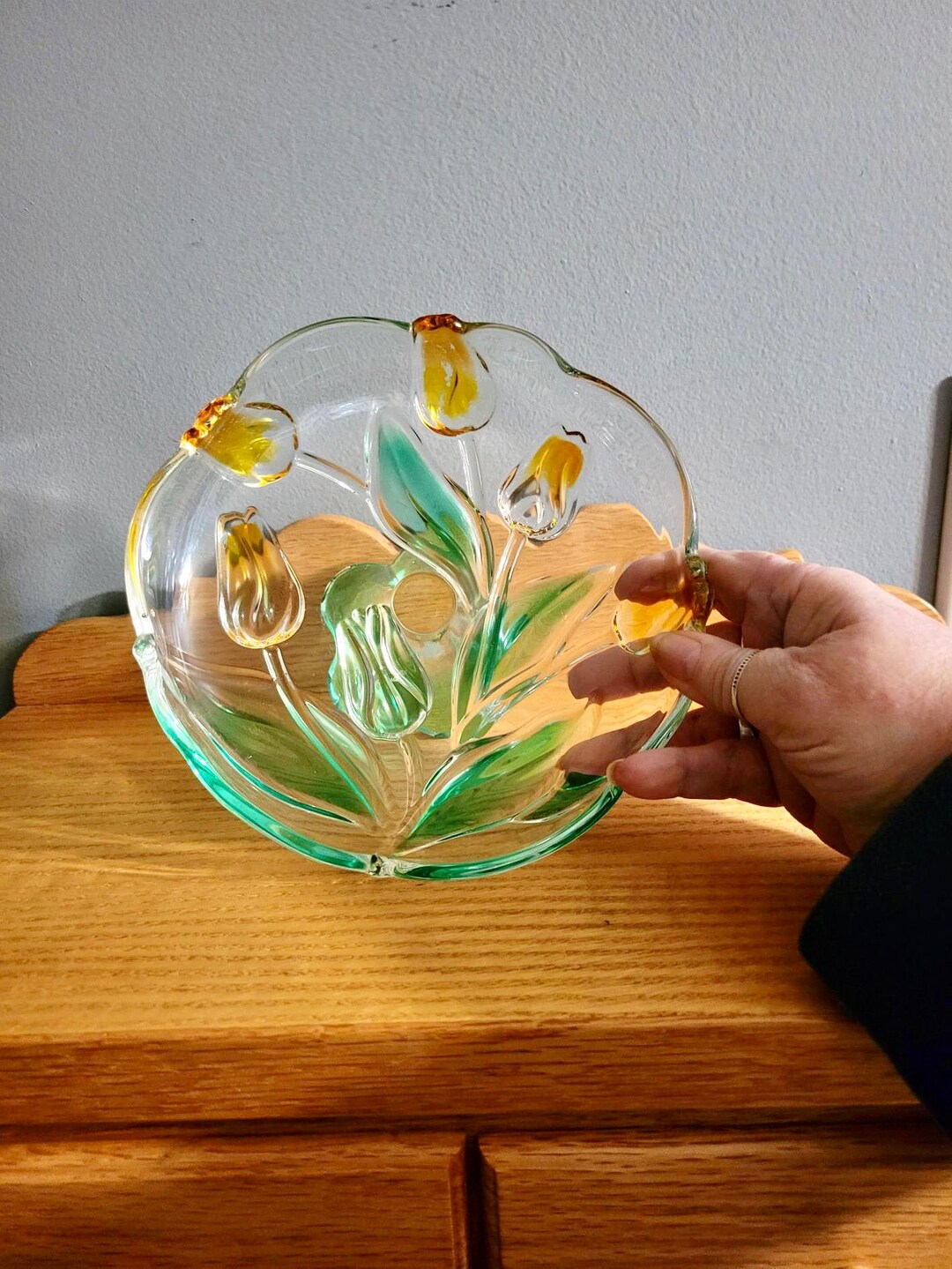 Mikasa Tulip Compote Glass Dish - Etsy
