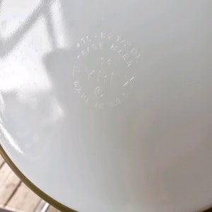 RARE Pyrex Zodiac Casserole Dish Promotional With Lid Green Gold 475-B ...