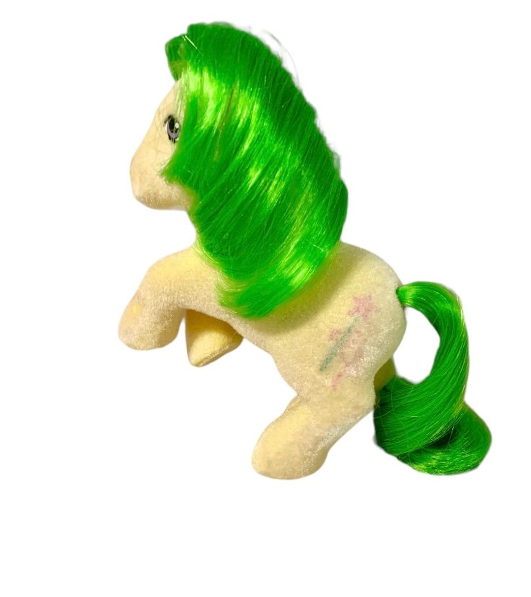 Vintage My Little Pony Magic Star Flocked Pony 1980's G1 MLP - Etsy