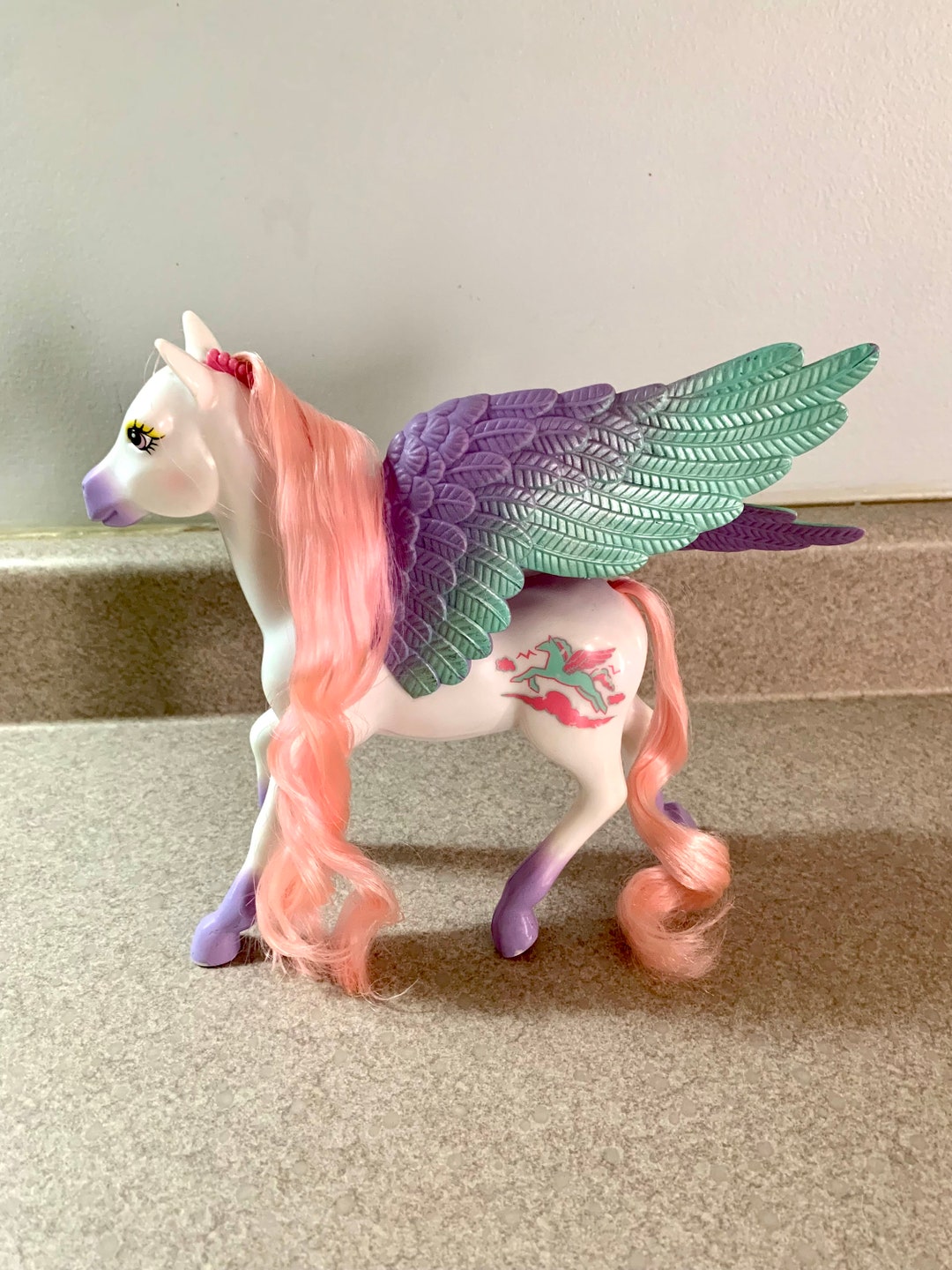 VERY RARE High Flying Beauties Glider White Dream Pegasus Pony My ...
