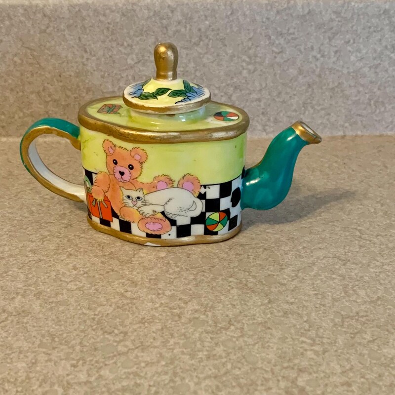 Teddy Bear Teapot - Etsy