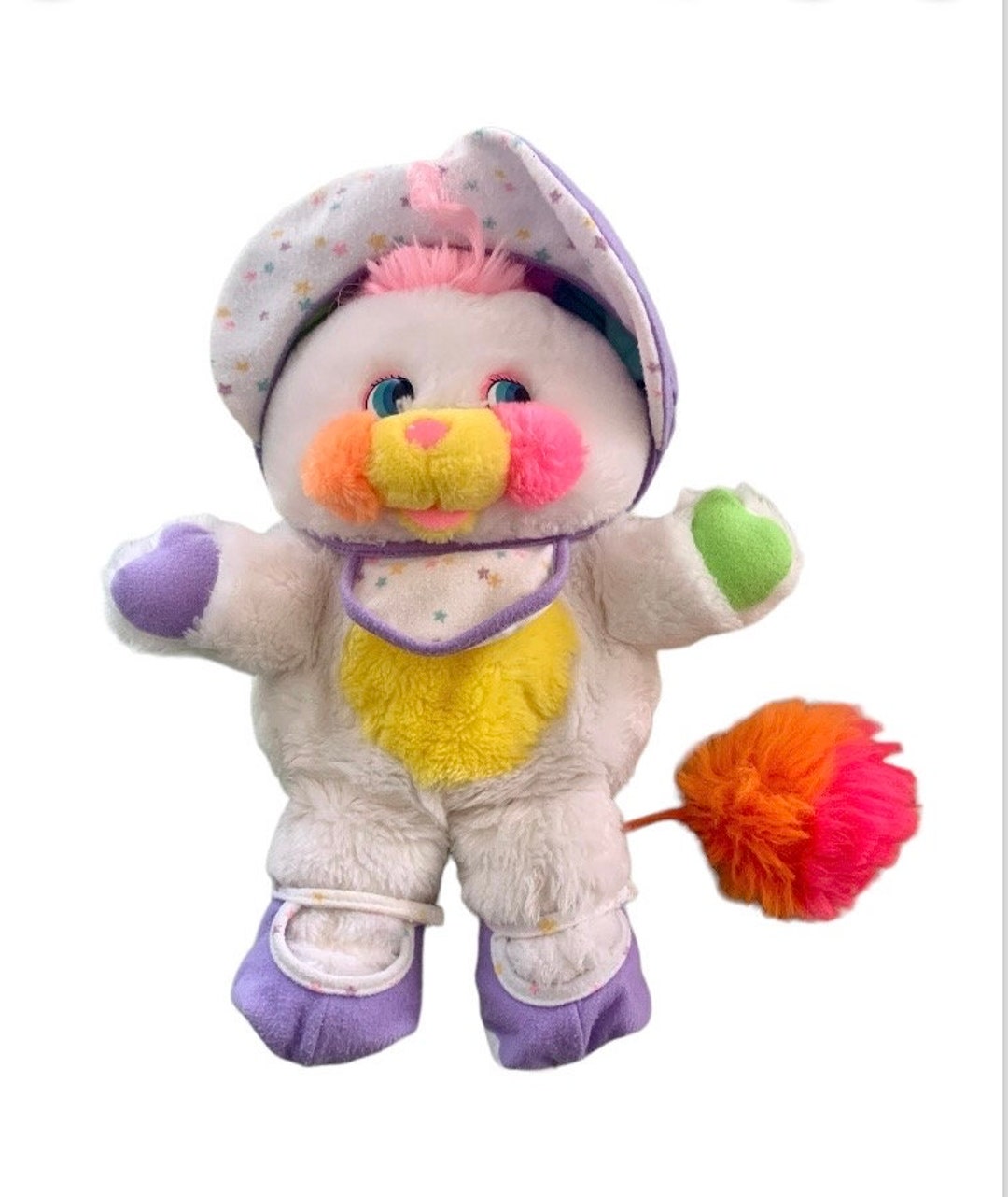 Vintage Popples Bibsy Baby Popple by Mattel Nostalgia Plush Toy 1980's ...