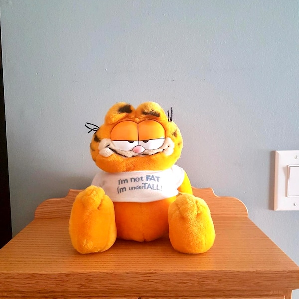 Fat Garfield Plush - Etsy