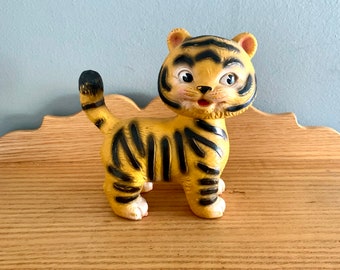 Vintage Edward Mobley Tiger Squeaky Toy. Rare 1960's Rubber Toy. - Etsy
