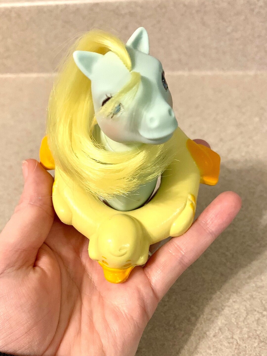 My Little Pony G1 TINY BUBBLES Sea Pony With Duck Float MLP Nostalgia ...