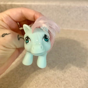 Vintage My Little Pony MLP Baby Cuddles Mint Pink G1 Hasbro Freckles - Etsy