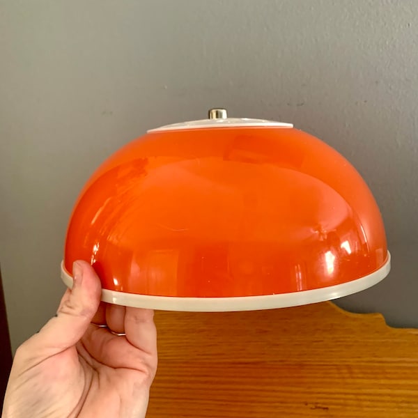 Orange Plastic Lamp Shade - Etsy