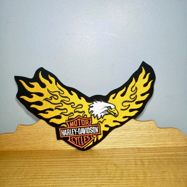 Embroidered Harley Davidson Patches Etsy