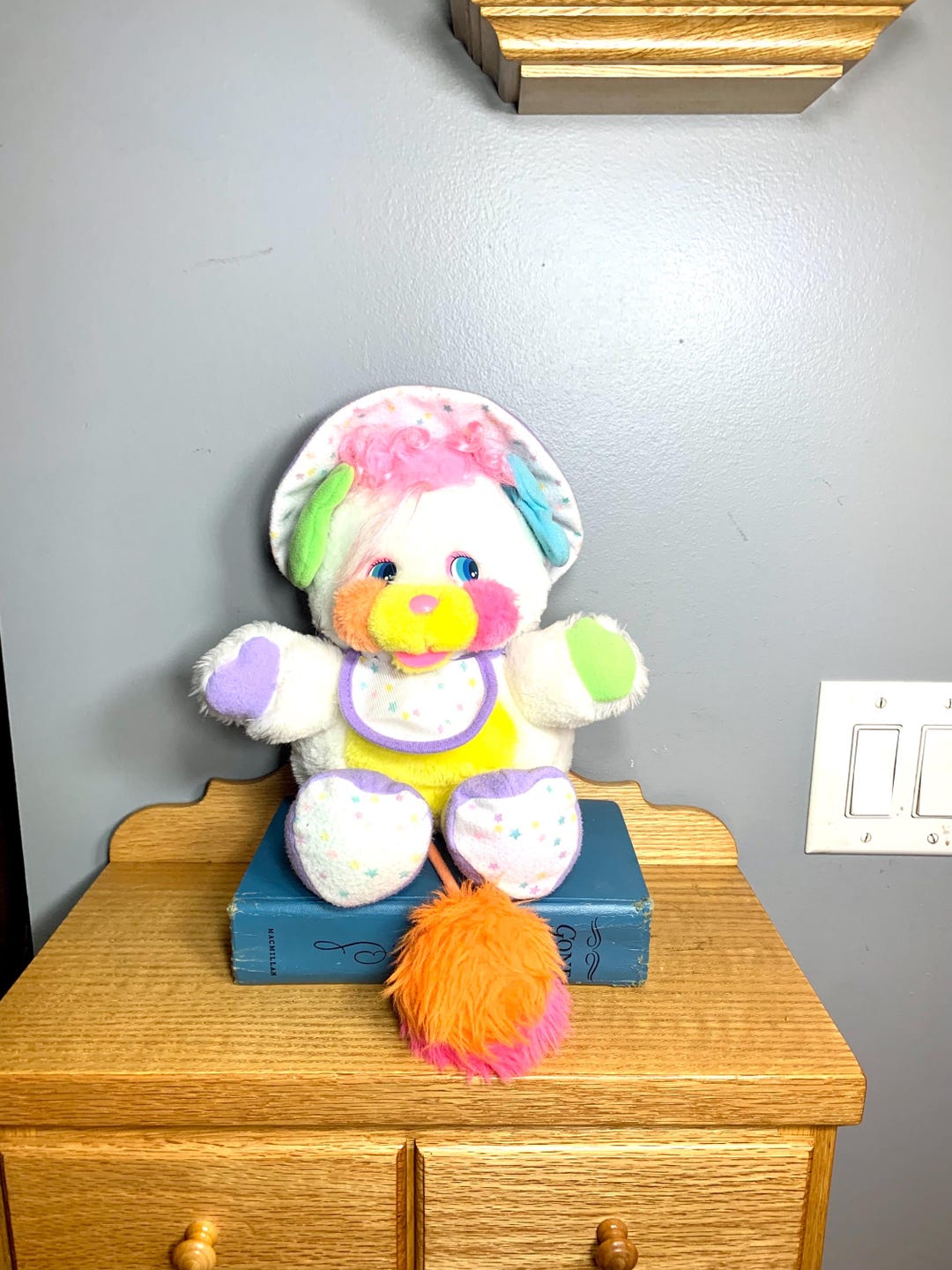 Vintage Popples Bibsy Baby Popple by Mattel Nostalgia Plush Toy 1980's ...