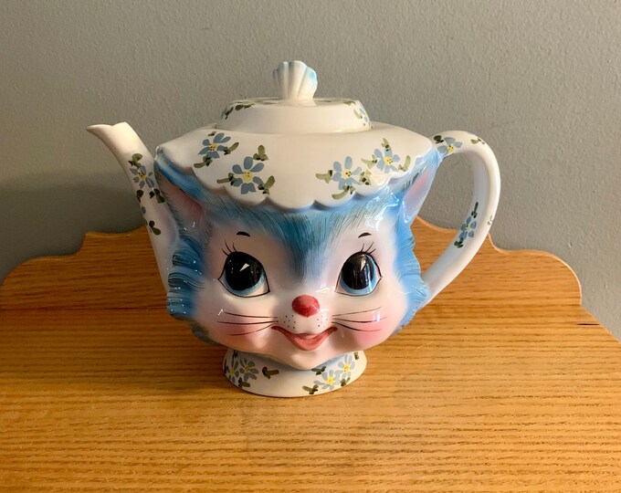 Vintage Lefton Miss Priss Teapot Anthropomorphic 1950's - Etsy