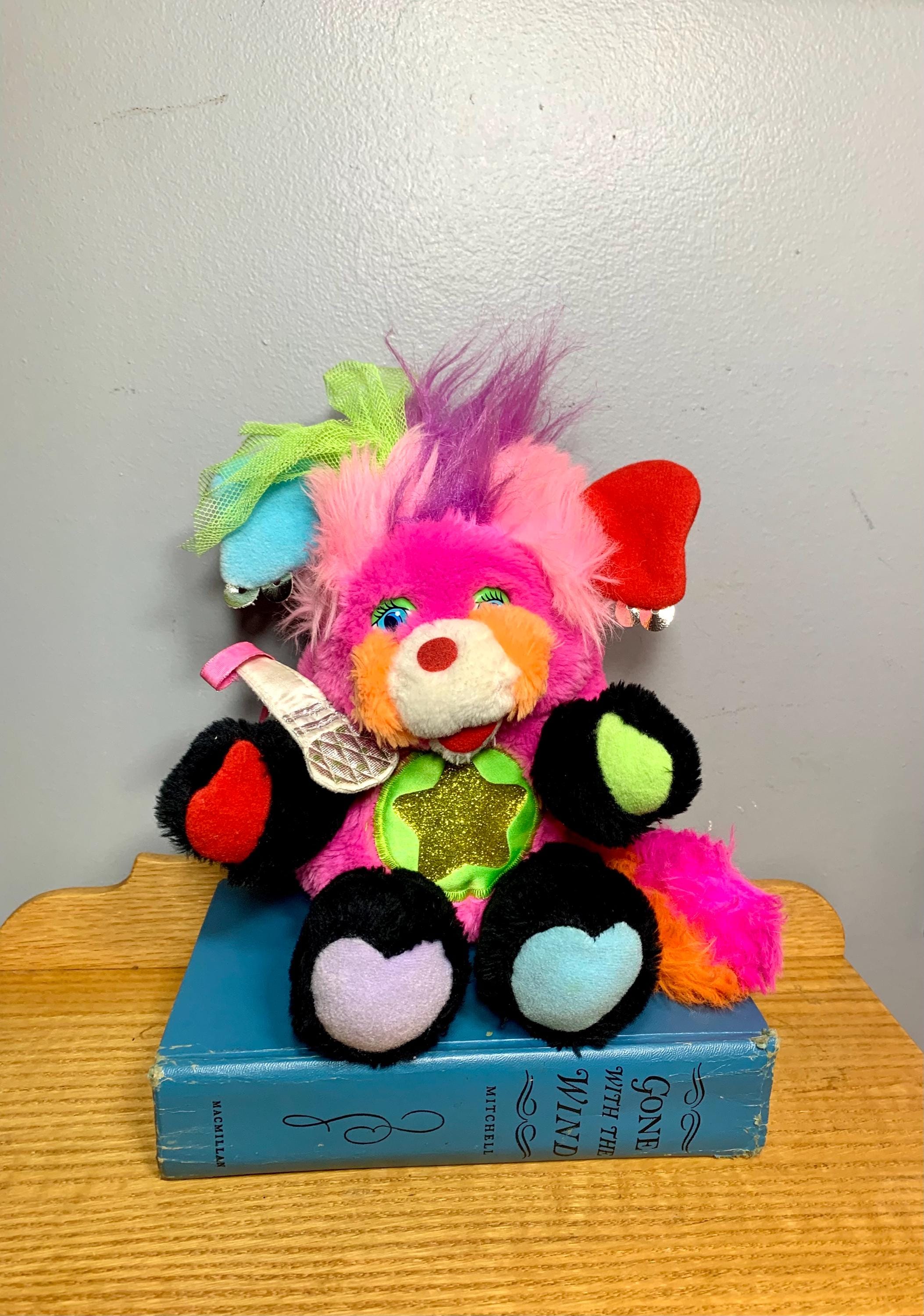 Popples Punkity Popple Plush 80 s Rock Star Nostalgia Toy Etsy UK