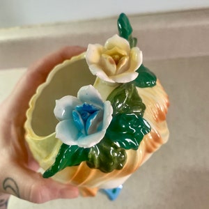 RARE Kitsch Girl Head Vase Big Eyes With Flowers Japan - Etsy Canada