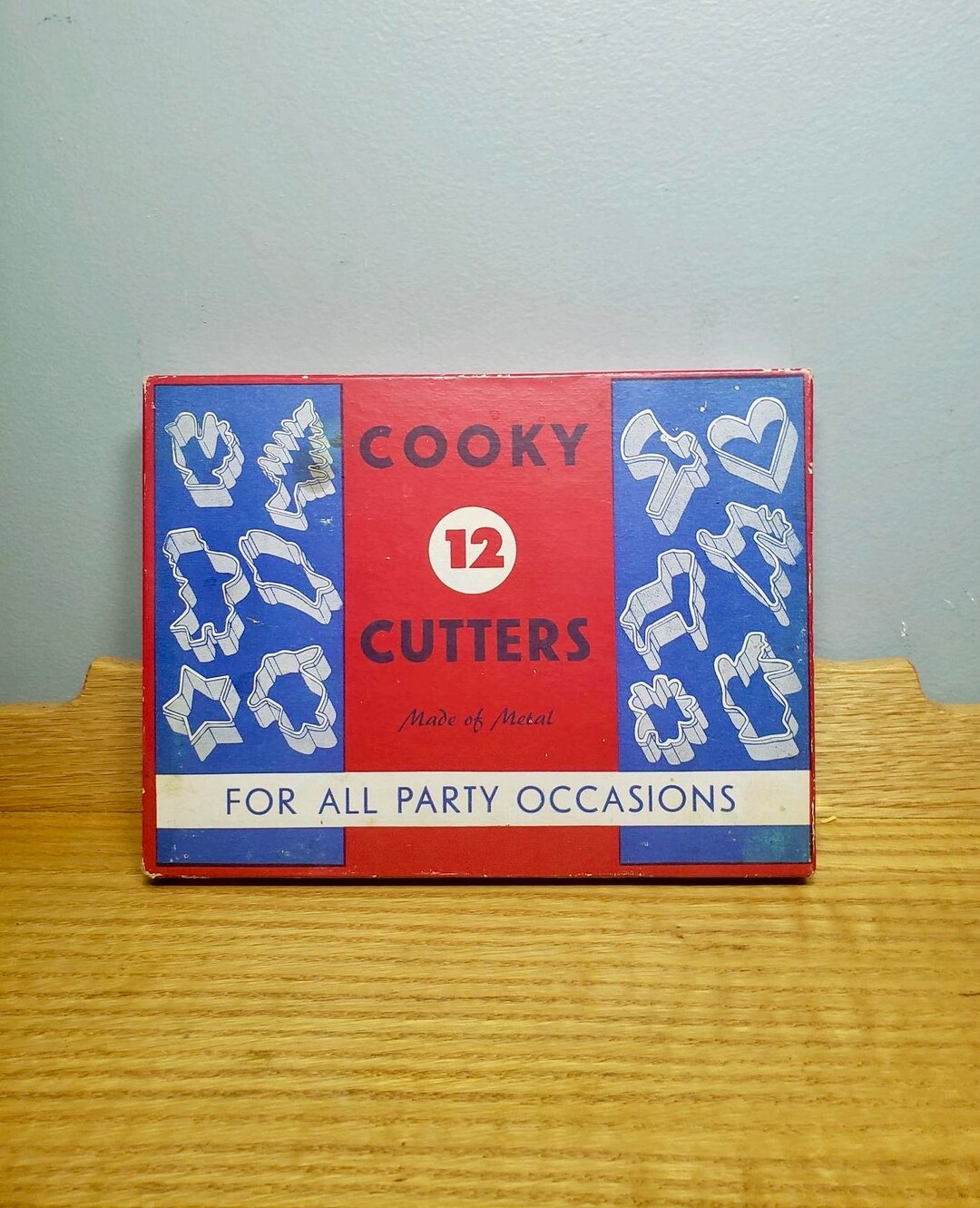 Vintage Christmas Cookie Cutters Tin Made in Germany 1930's - Etsy