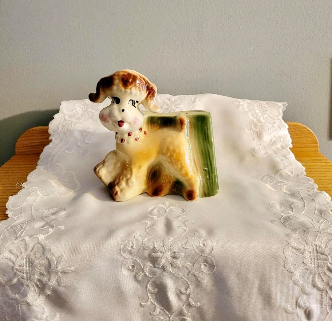 Vintage POODLE Planter Made by Ceramic Fashions by OPCO Circa 1950's - Etsy