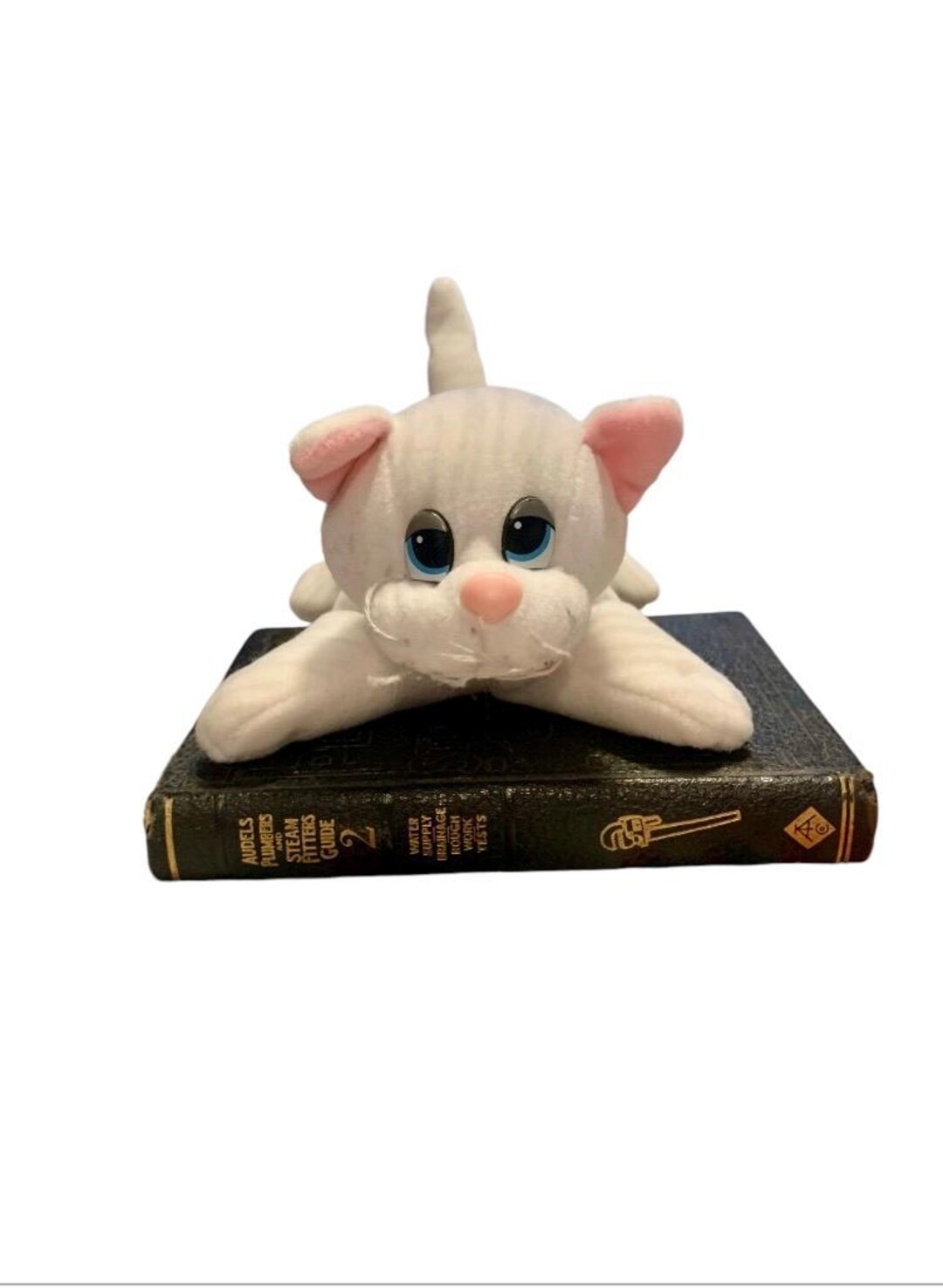 Vintage Pound Purries White Kitty Cat Plush Tonka Toy - Etsy