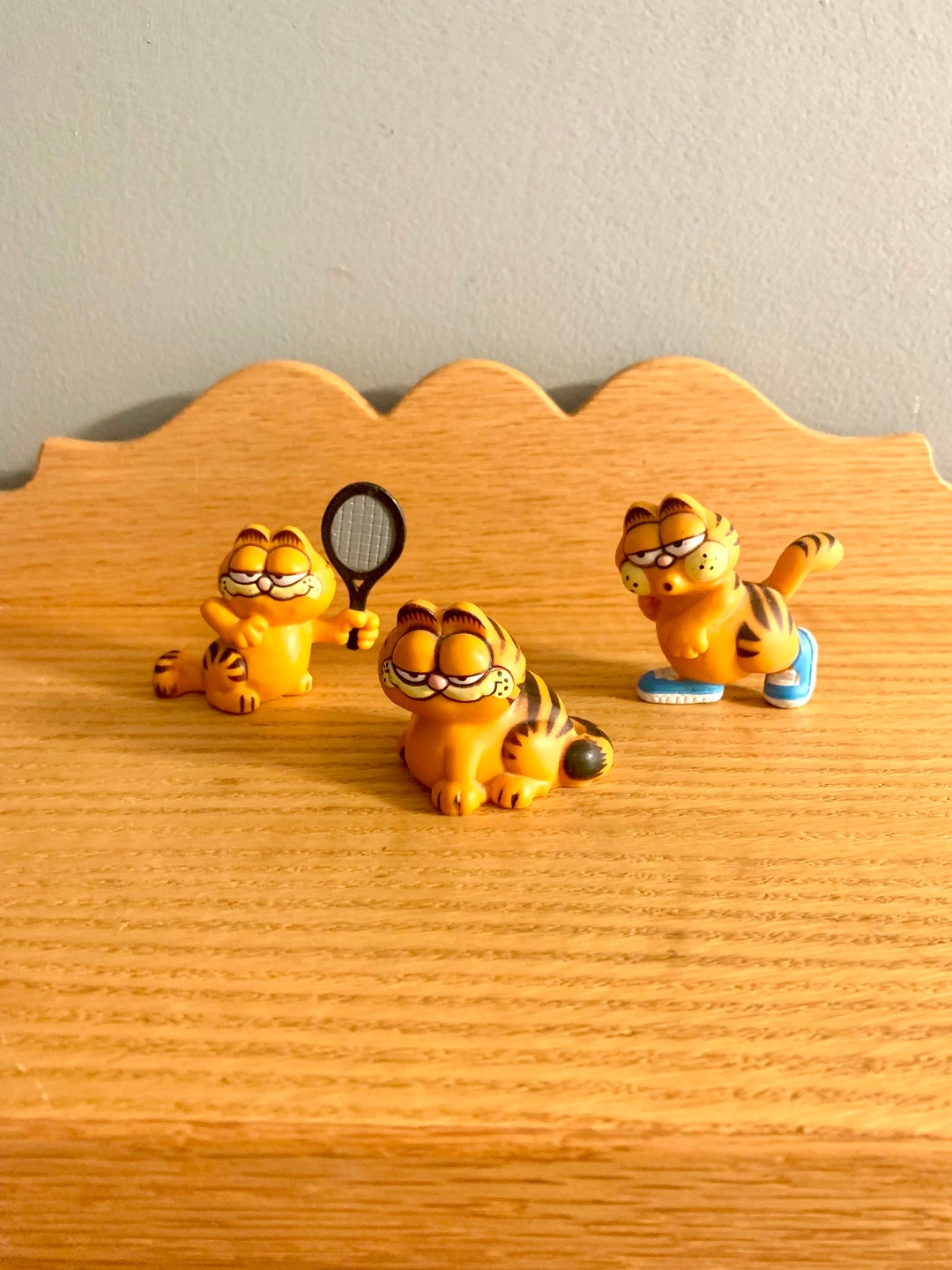 Vintage Garfield Figurines Hong Kong Set of 3 - Etsy