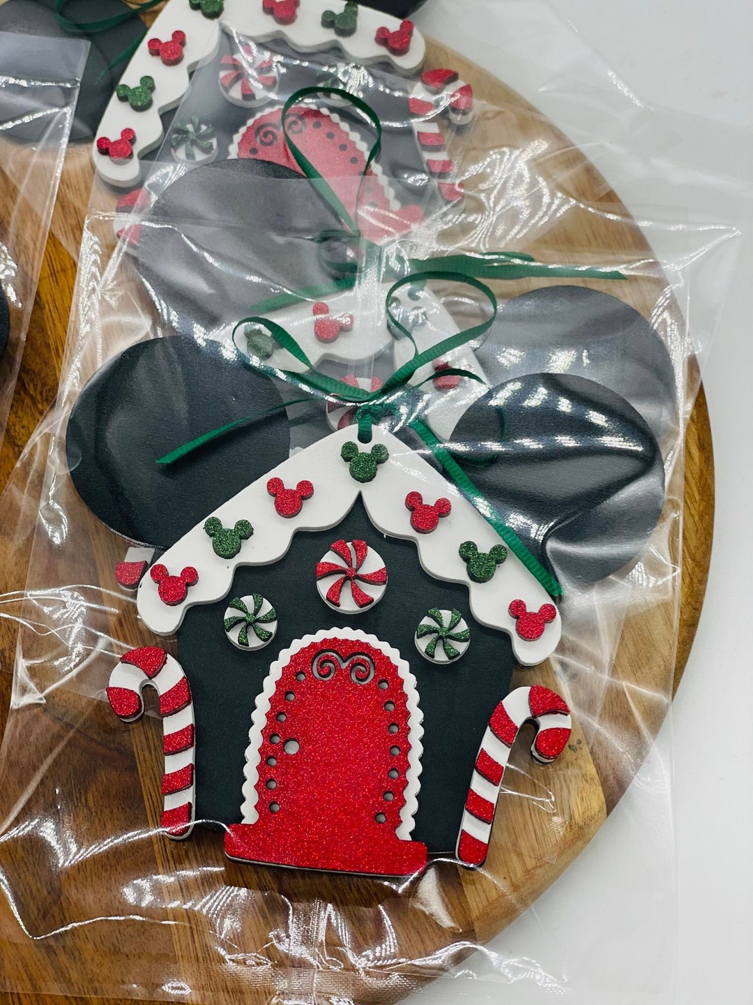 Mouse Gingerbread House Ornament & Shelf Sitter I Christmas Ornament I ...